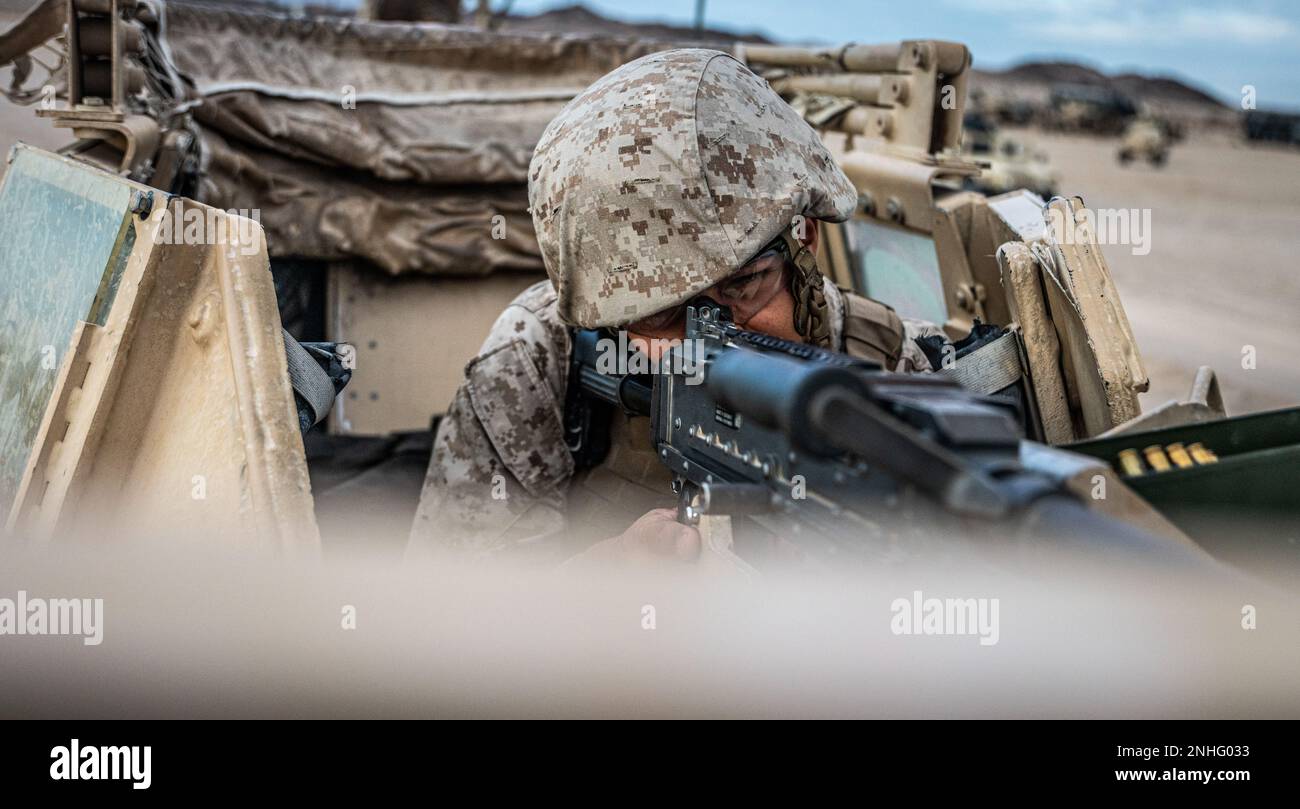 U.S. Marine Corps Cpl. Alex Maciel, a motor transport operator with ...