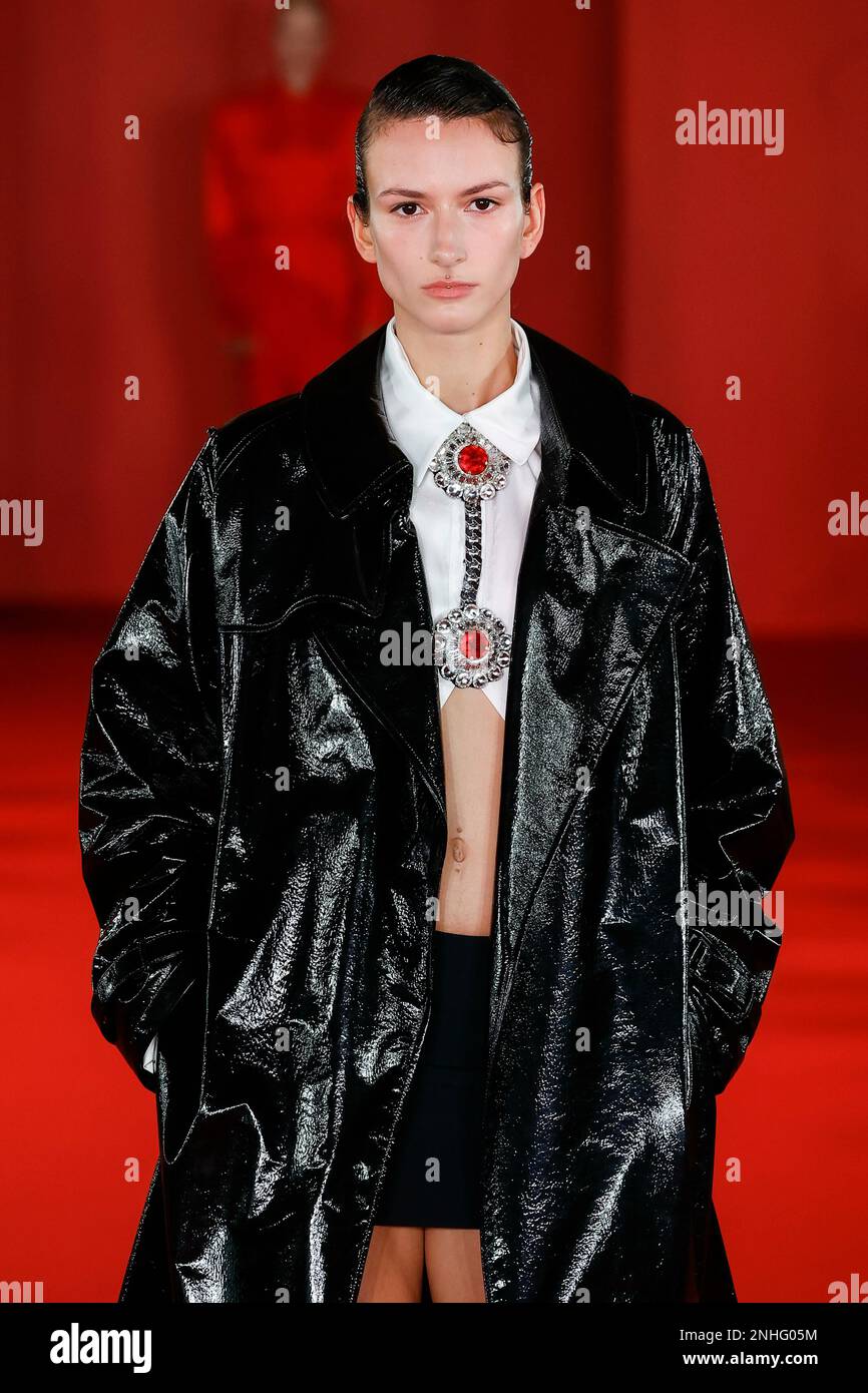 DAVID KOMA Autumn-Winter 2023-2024 Runway during London Fashion Week on ...