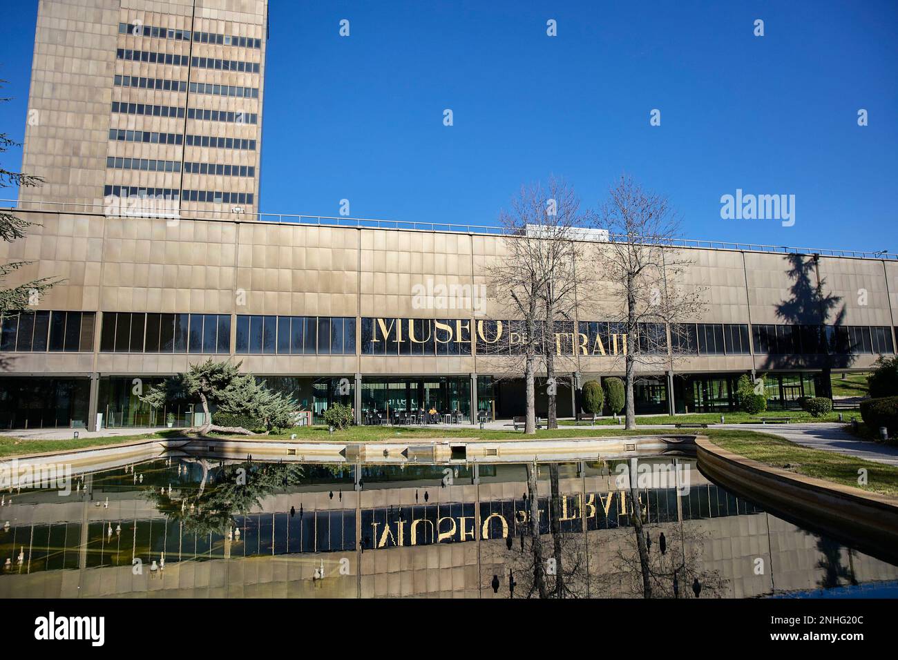 Facade of the Museo del Traje, on January 5, 2023, in Madrid (Spain ...