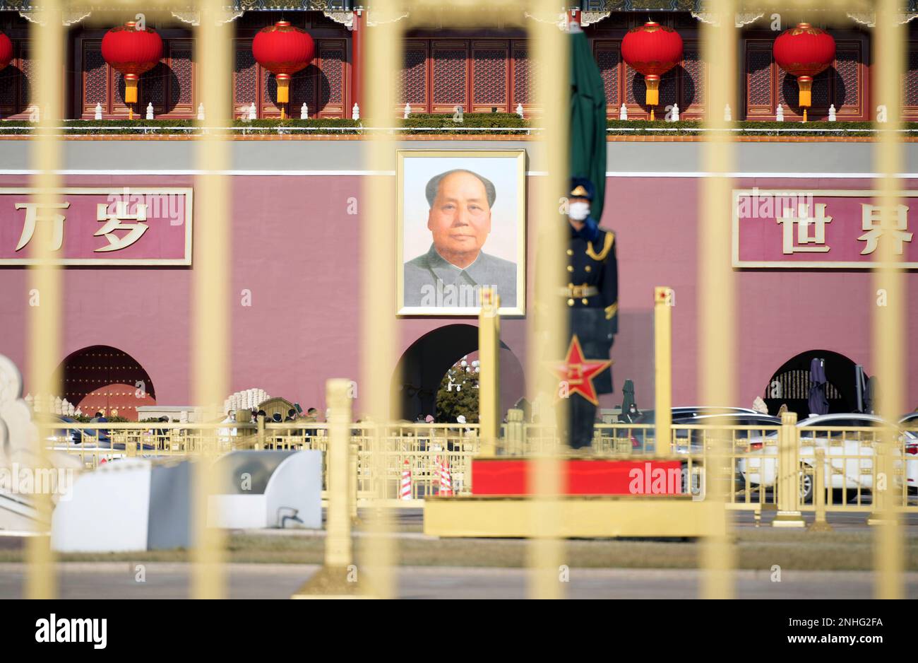 A photo shows Tiananmen Square (Tian'anmen Square) in Beijing, China on ...