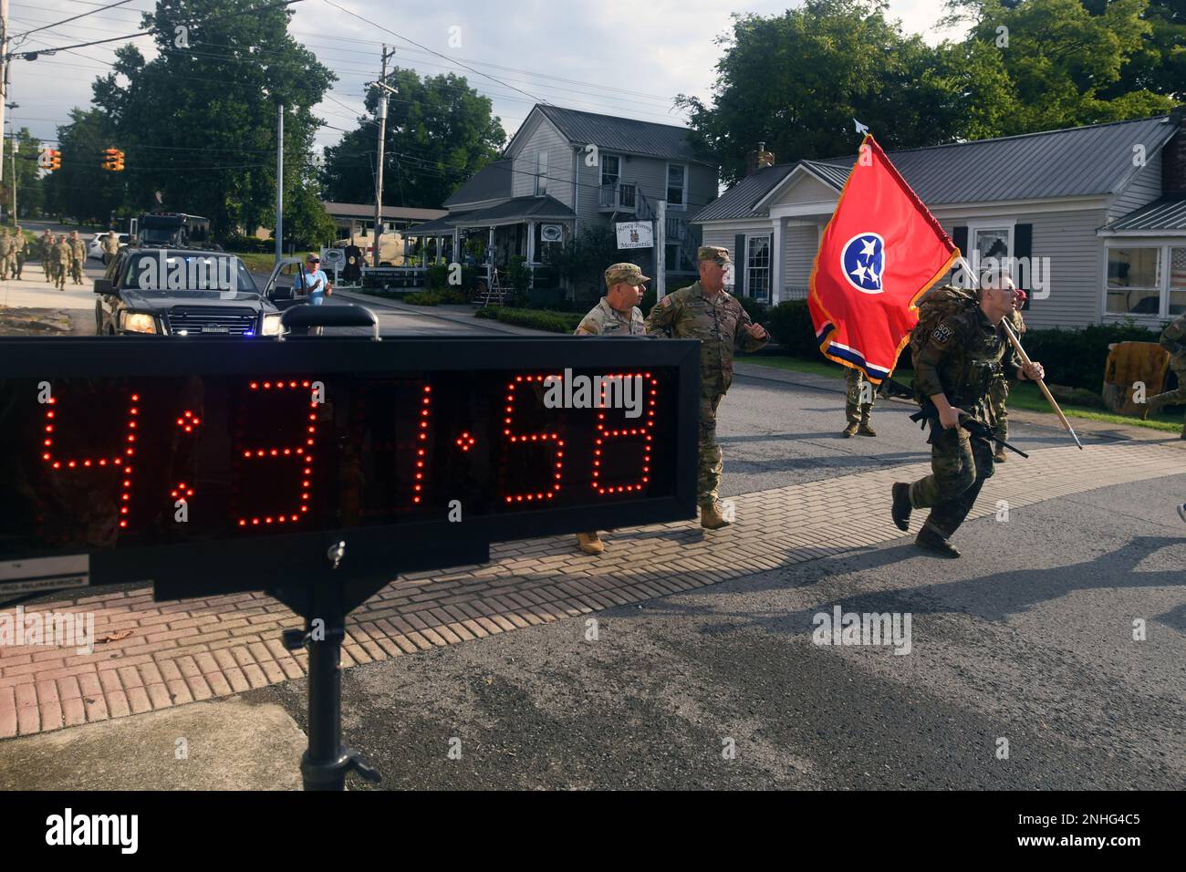 Spc. Grayson Vaughn, a military policeman with the Tennessee Army ...