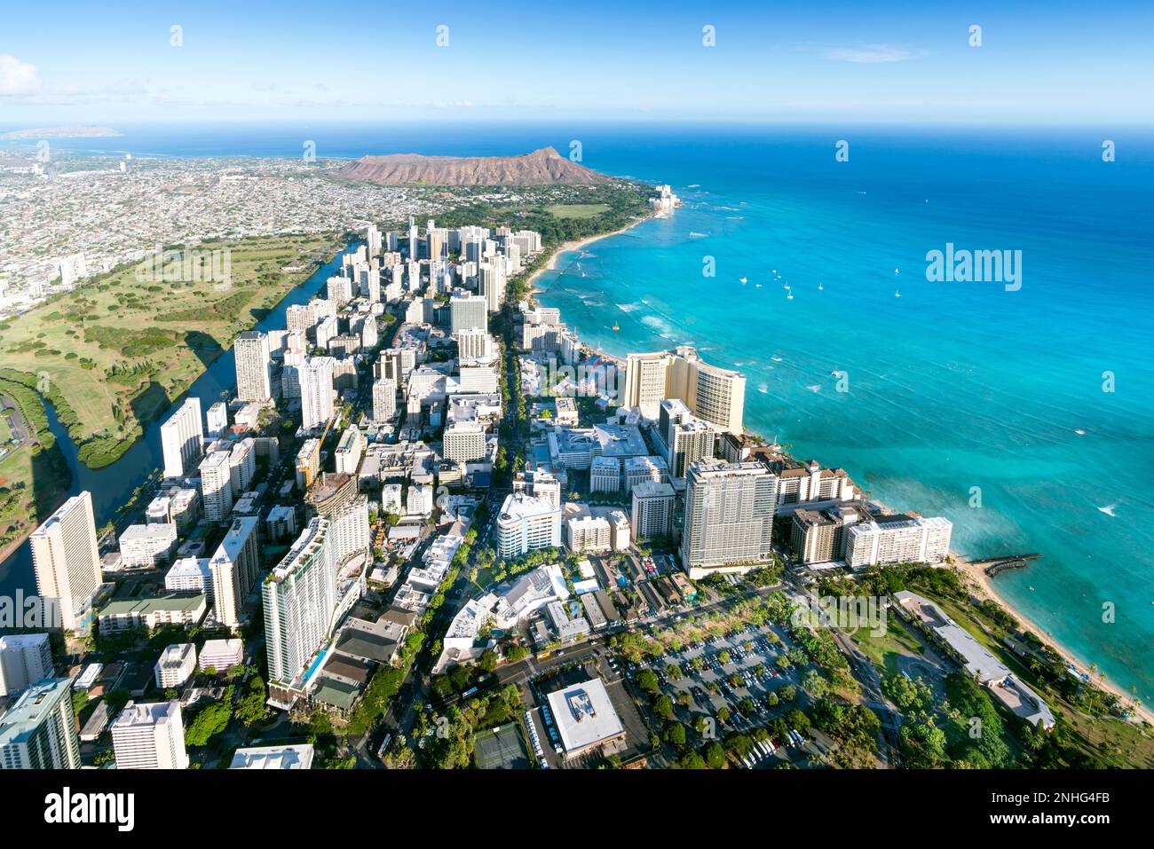 Usa hawaii oahu view hi-res stock photography and images - Alamy