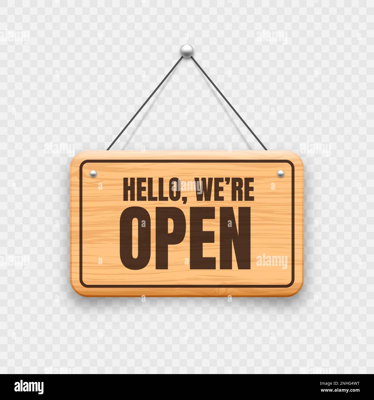 Wooden open hanging signboard. Vintage made of wood door sign for cafe ...