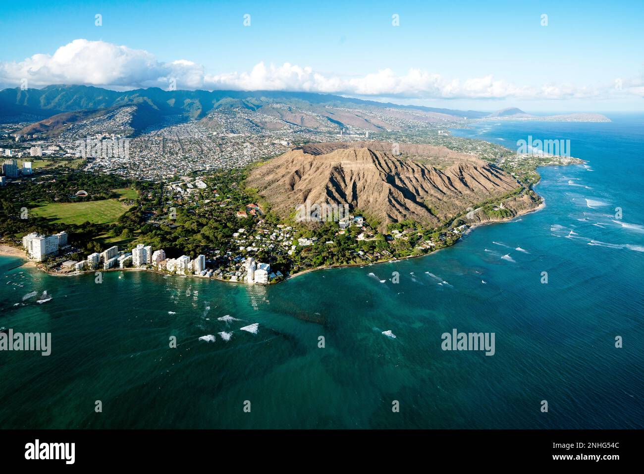 Honolulu aerial hi-res stock photography and images - Alamy