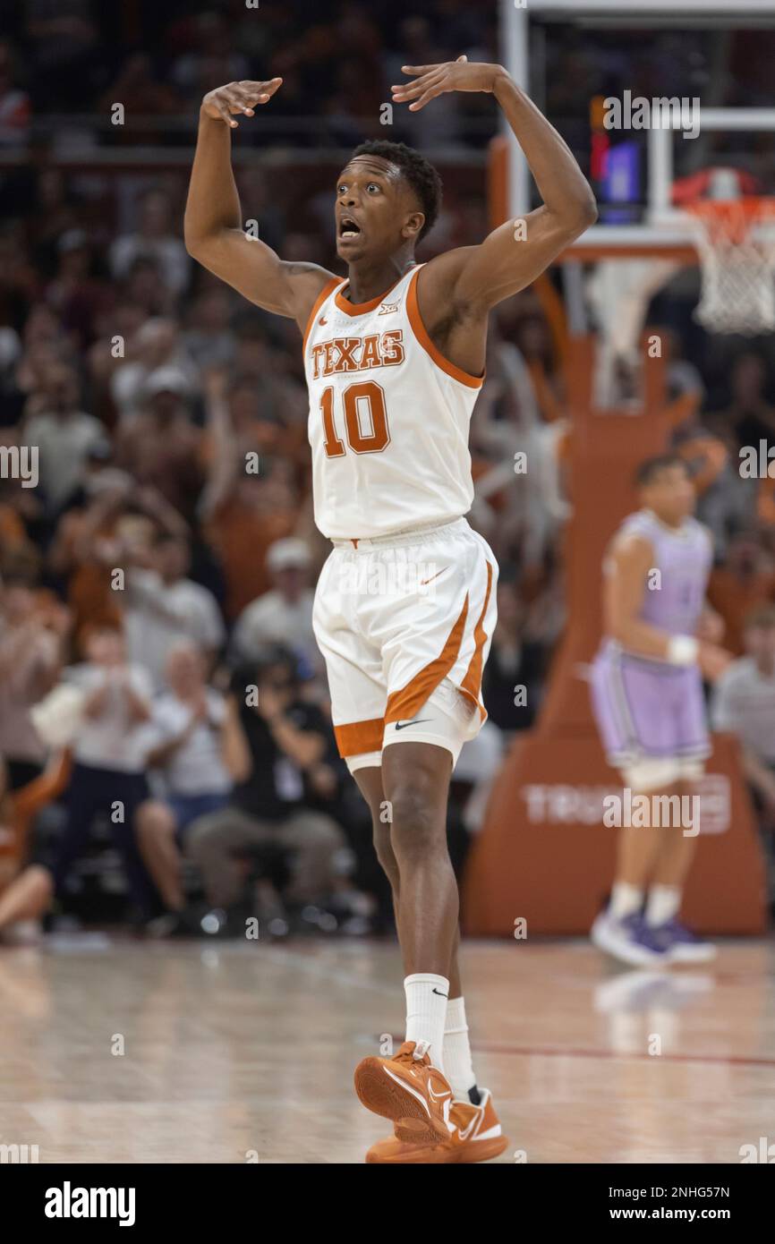 AUSTIN, TX - JANUARY 03: Texas Longhorns guard Sir'Jabari Rice (10 ...