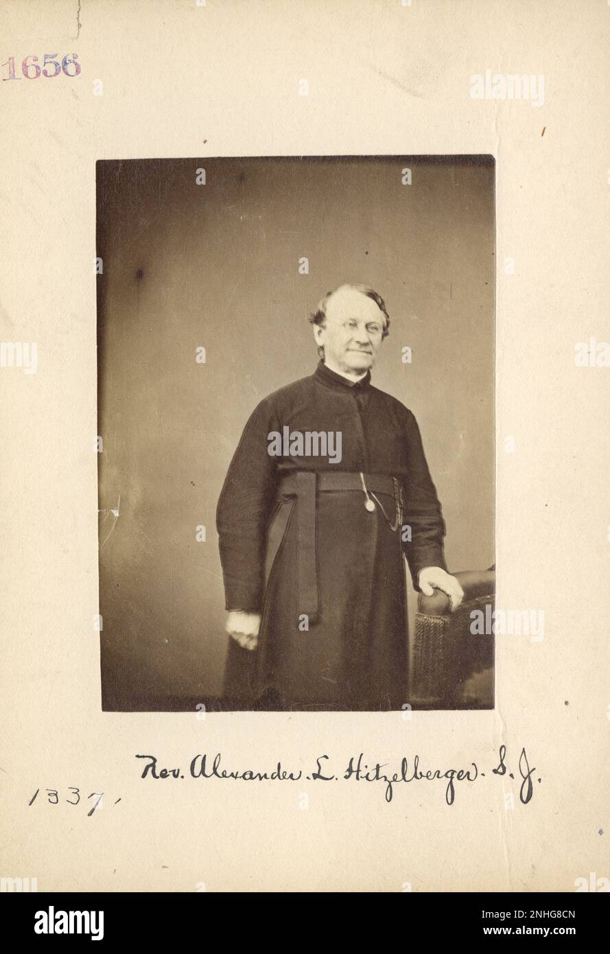 Rev. Alexander Hitzelberger, Catholic priest 19th Century Mathew Brady ...