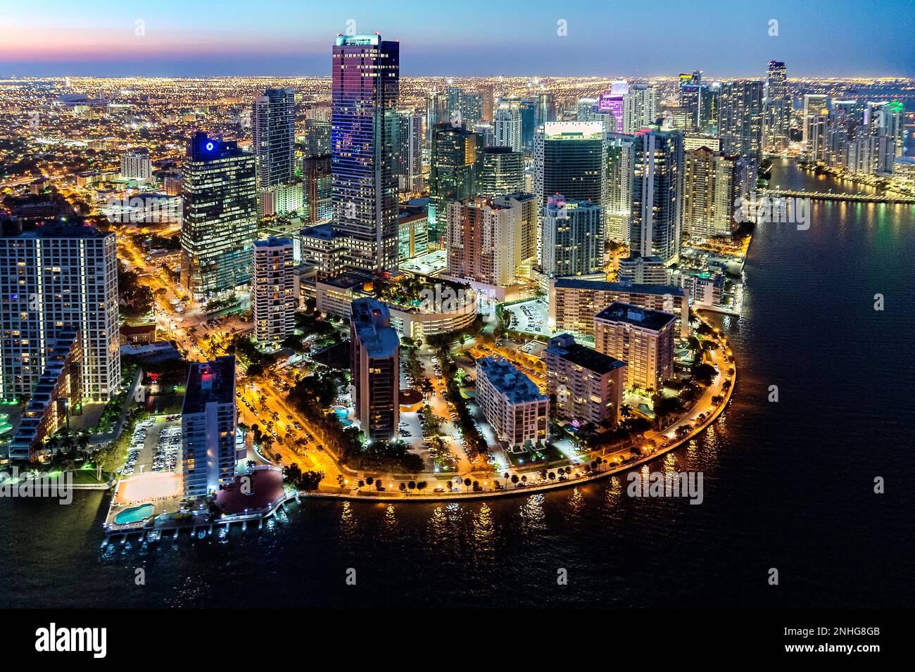 Downtown Miami,Four Seasons Hotel, Aerial, Miami,Miami Beach South ...