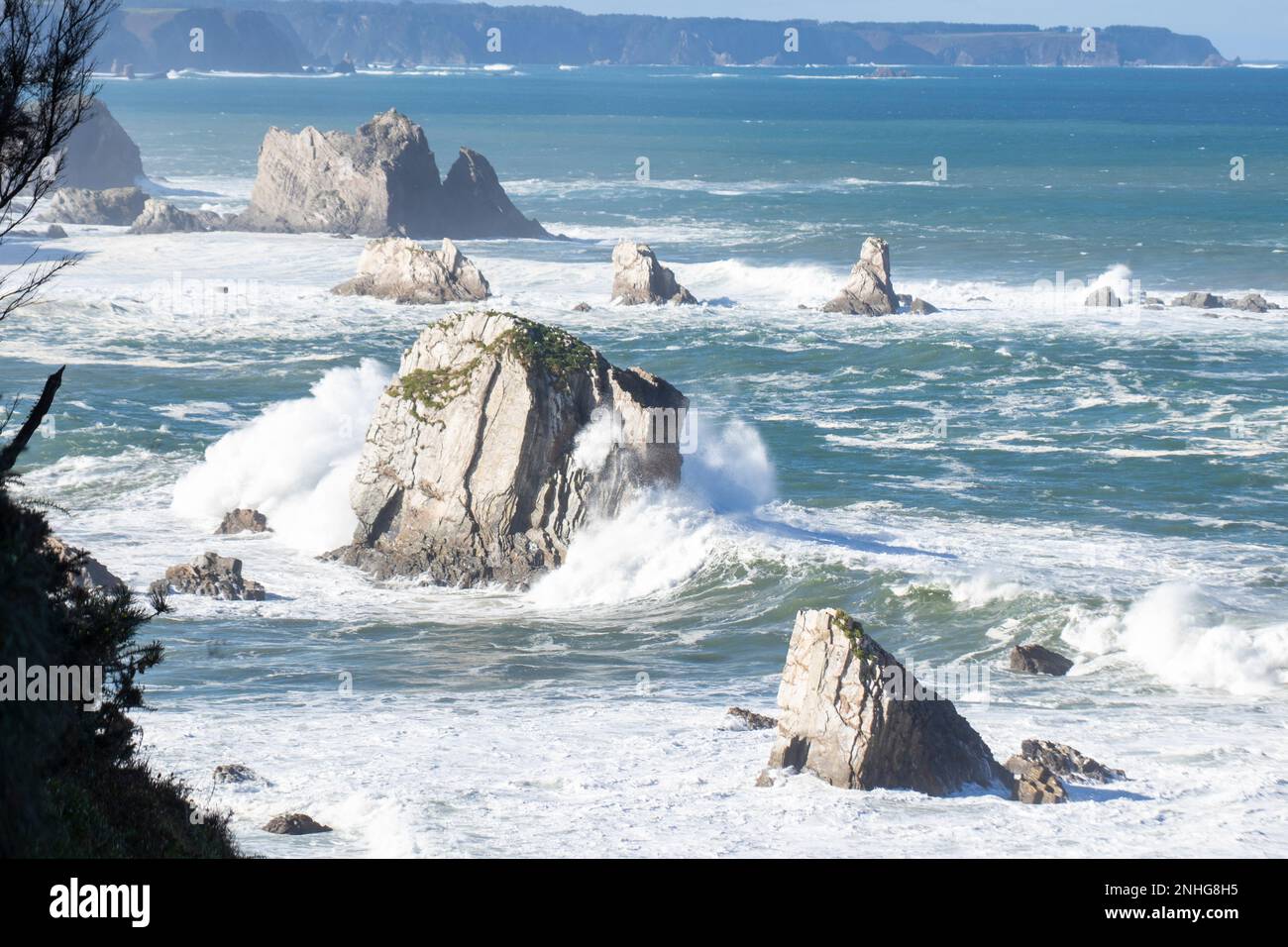 Rock Formations at Silence Beach Stock Photo - Alamy