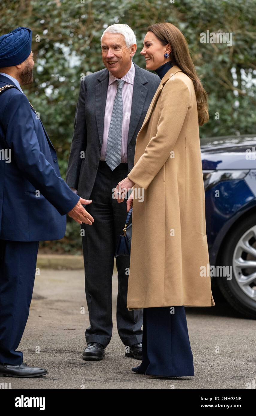 Slough, England. UK. 21 February, 2023. Catherine, Princess of Wales ...