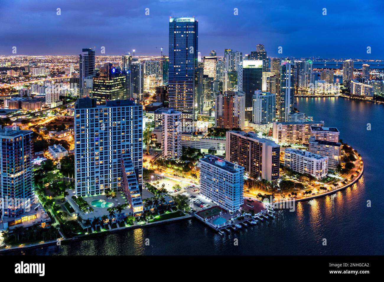 Four Seasons Hotel,Brickell Miami Downtown, Aerial View,Miami,South ...