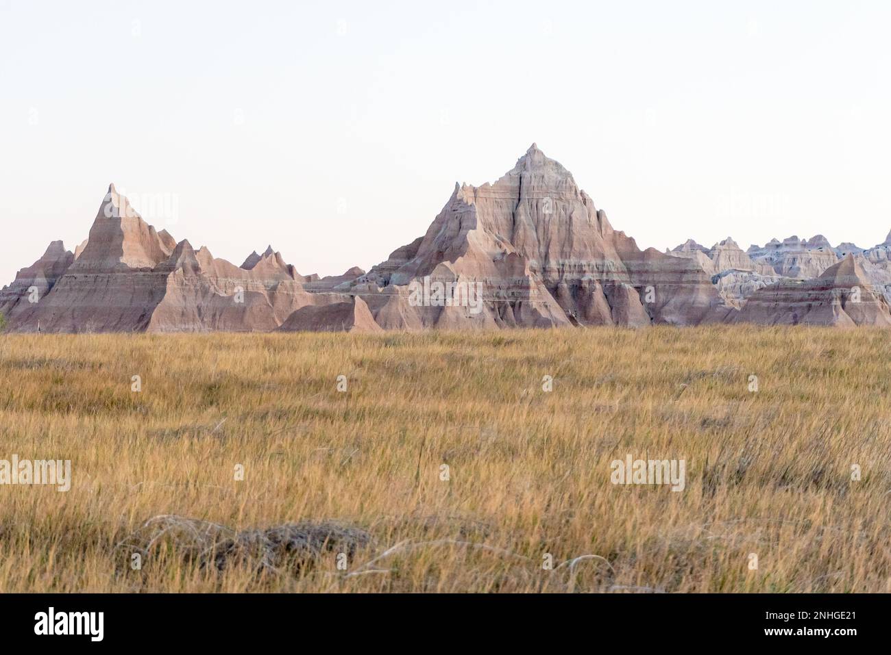 The Badlands National Park is located in South Dakota and consists of ...