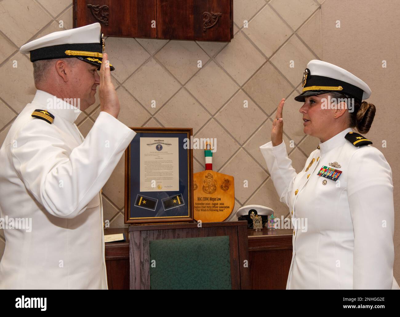 NAVAL SUPPORT ACTIVITY NAPLES, Italy (July 29, 2022) Ensign Megan Low ...