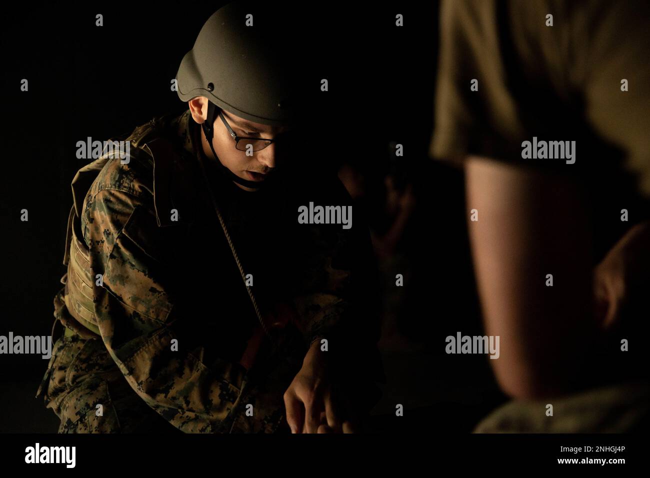 U.S. Marine Corps LCpl Keegan Bailey, combat graphic specialist ...