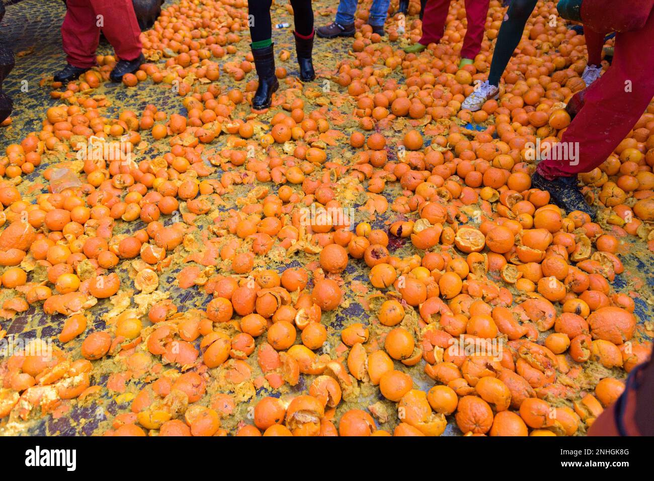 Turin, Turin, Italy. 21st Feb, 2023. General view of the ''Battle of ...