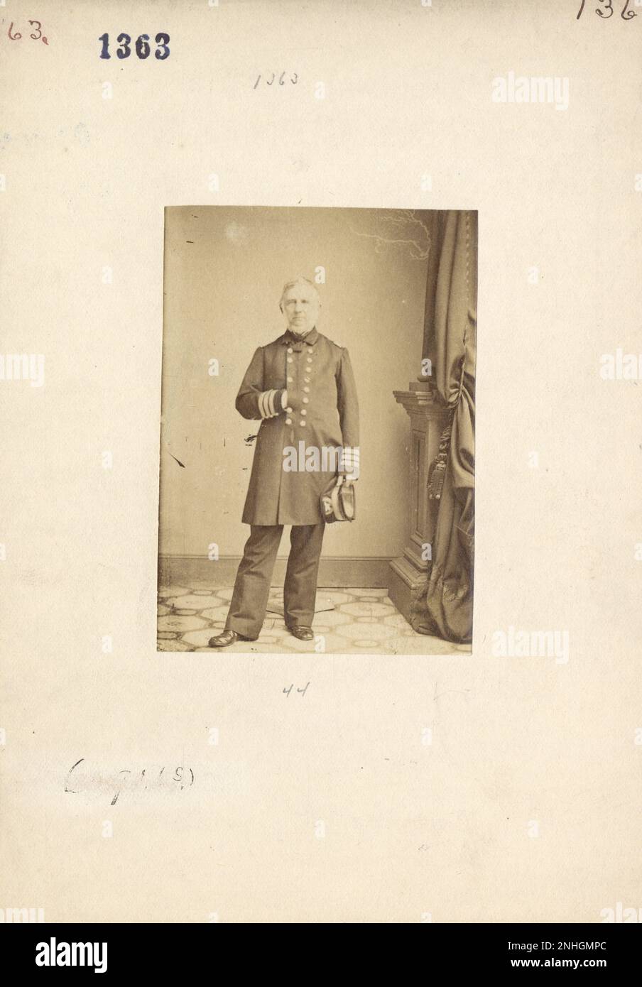 Rear Admiral Charles H. Bell 19th Century Mathew Brady, Quartermaster ...