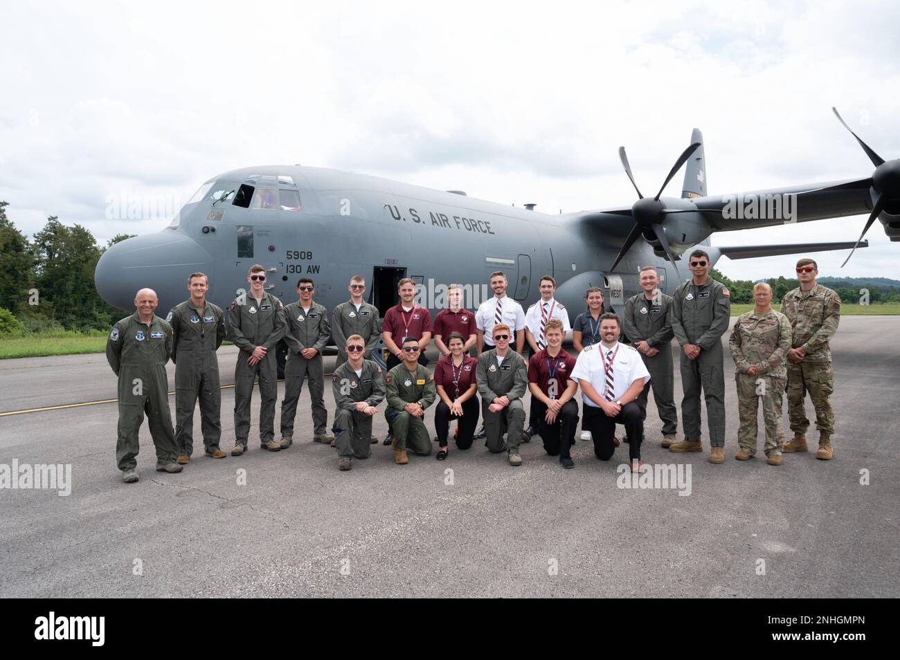 Col. Bryan Preece, 130th Airlift Wing Commander, speaks at the Summer U ...