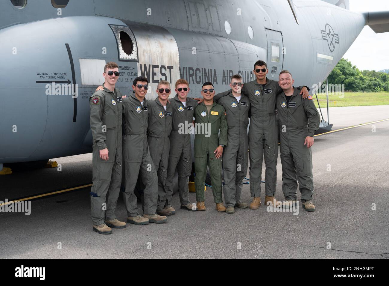 Col. Bryan Preece, 130th Airlift Wing Commander, speaks at the Summer U ...