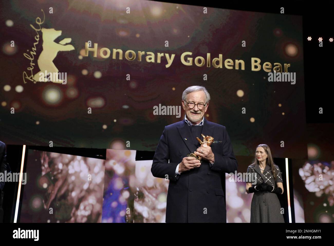Steven Spielberg on stage at Honorary Golden Bear Award and homage for ...