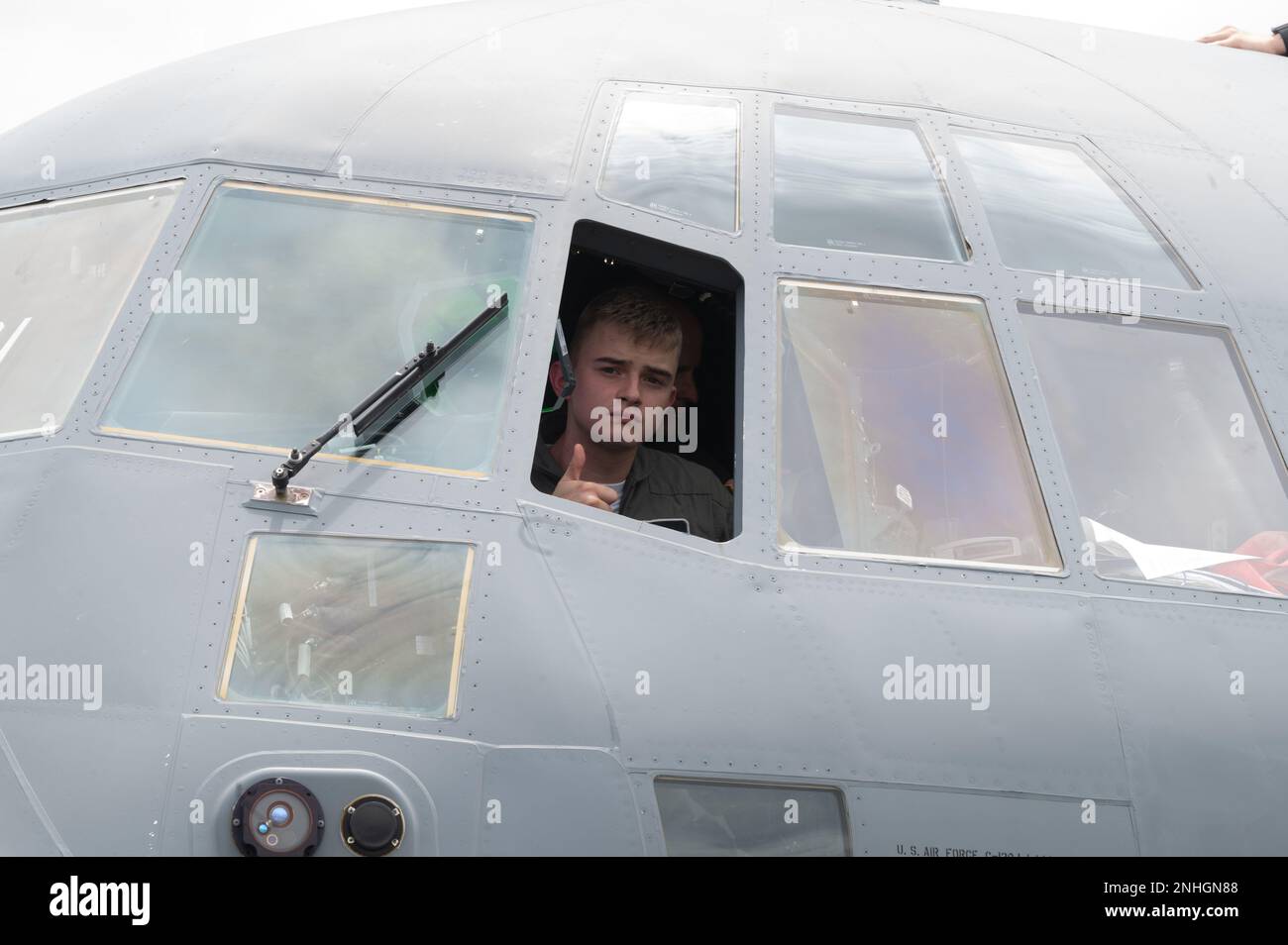 Col. Bryan Preece, 130th Airlift Wing Commander, speaks at the Summer U ...