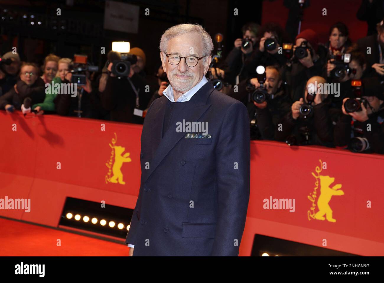 Director Steven Spielberg attends the honorary golden bear award and ...