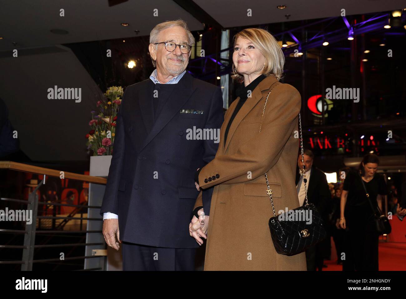 Steven Spielberg and his wife Kate Capshaw attend the honorary golden ...