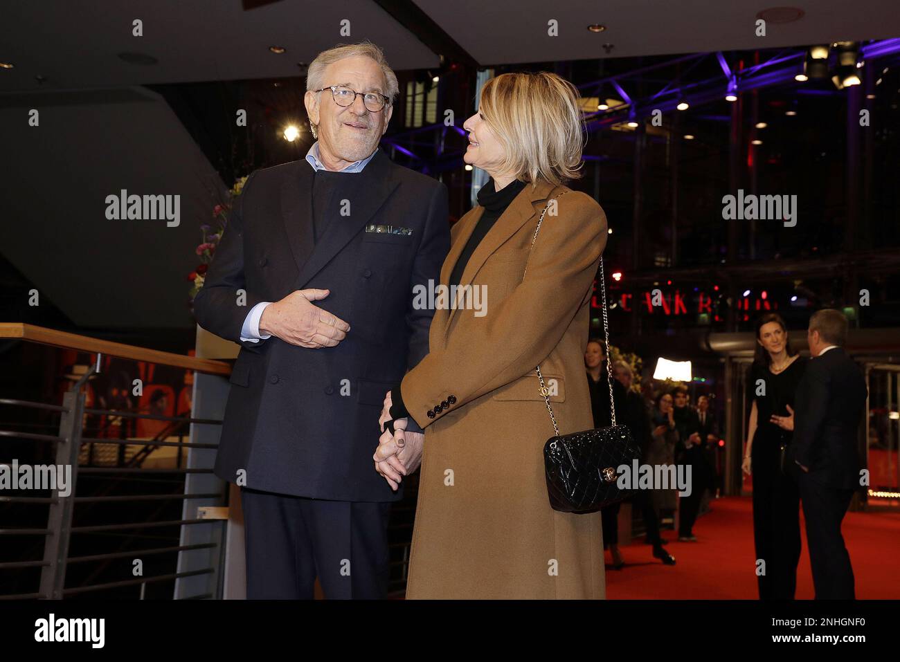 Steven Spielberg and his wife Kate Capshaw attend the honorary golden ...