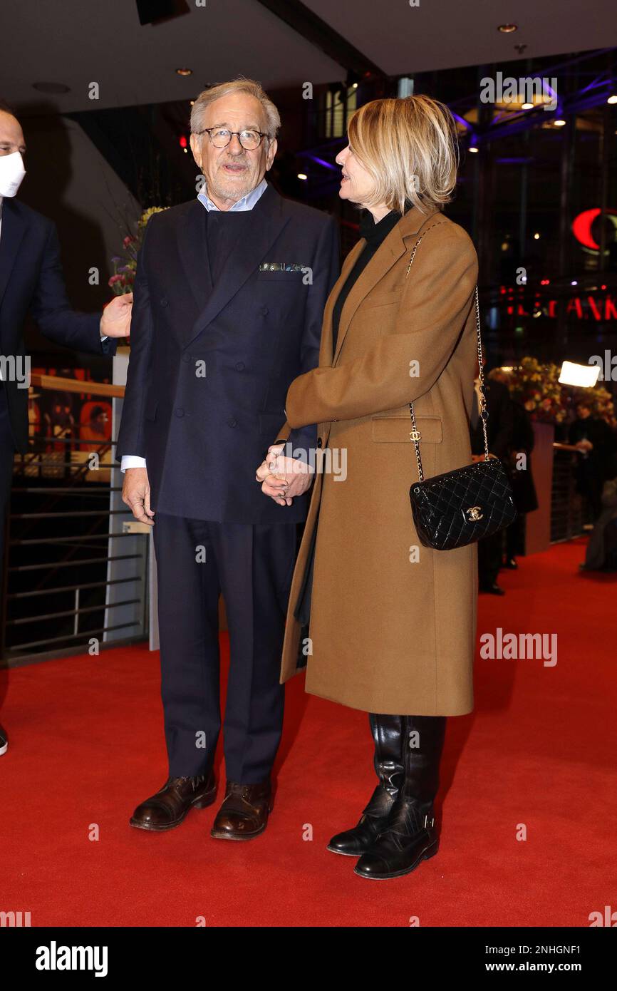 Steven Spielberg and his wife Kate Capshaw attend the honorary golden ...