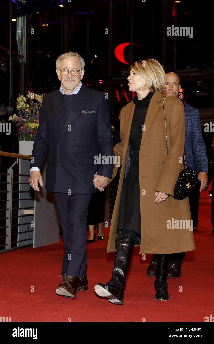 Steven Spielberg and his wife Kate Capshaw attend the honorary golden ...