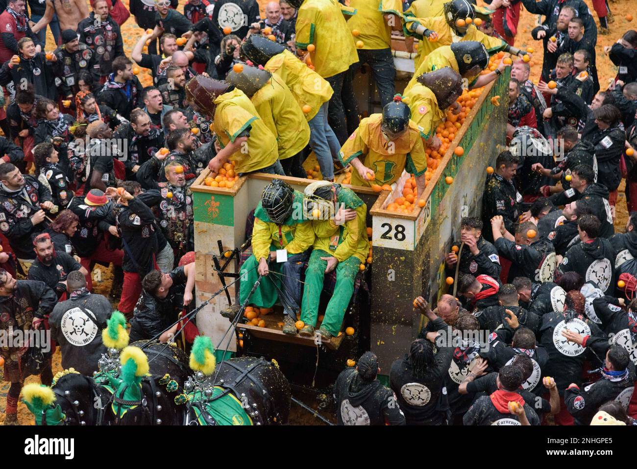Turin, Turin, Italy. 21st Feb, 2023. General view of the ''Battle of ...
