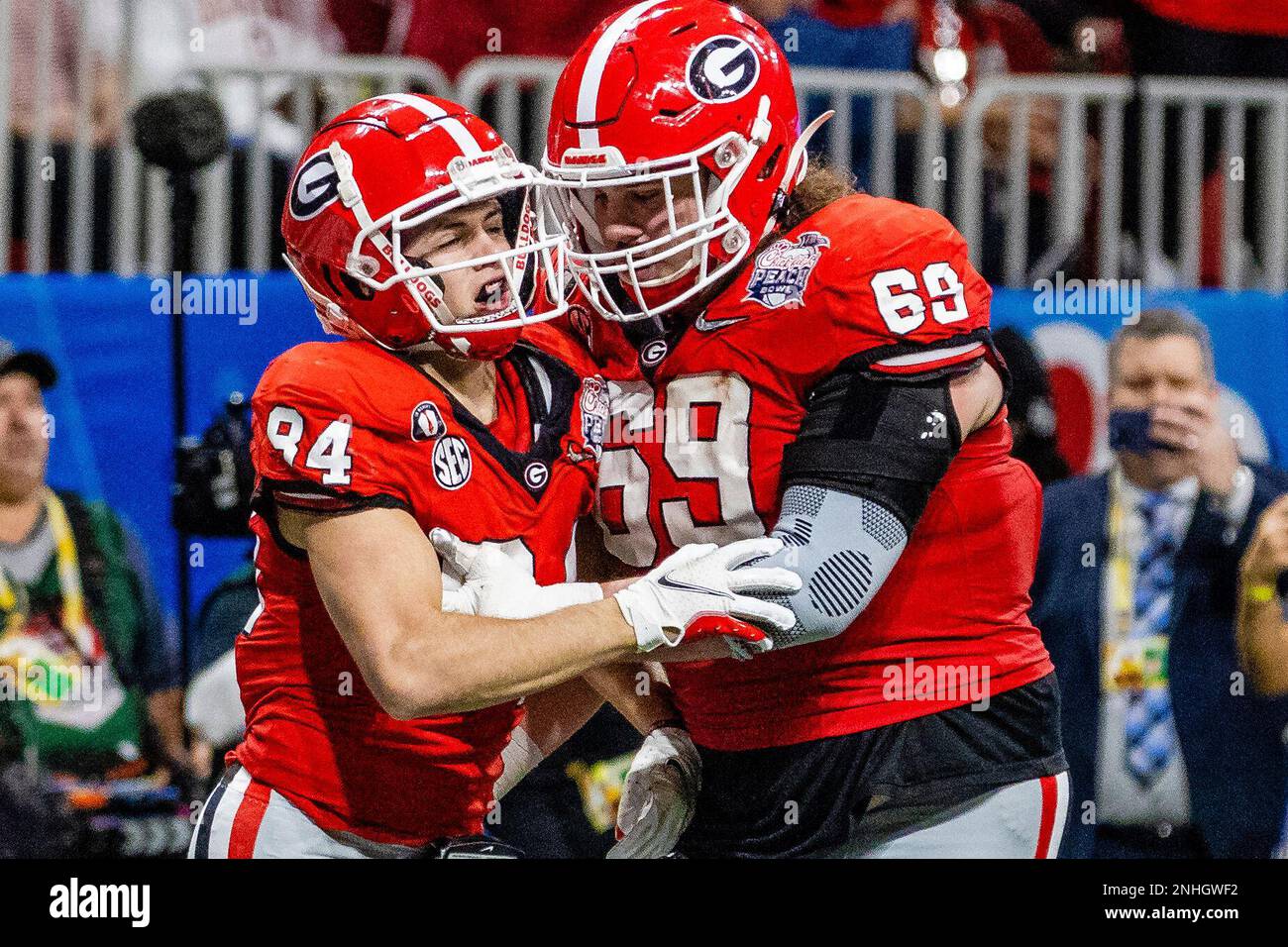 January 1, 2023: Georgia Bulldogs wide receiver Ladd McConkey (84) is ...