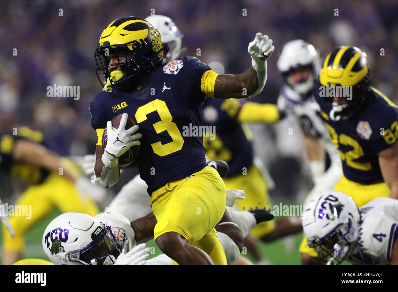 GLENDALE, AZ - DECEMBER 31: Michigan Wolverines Wide Receiver A.J ...