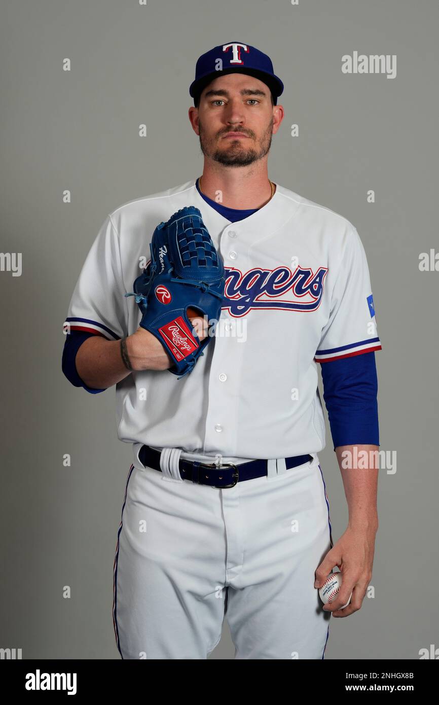This is a 2023 photo of Andrew Heaney of the Texas Rangers baseball ...