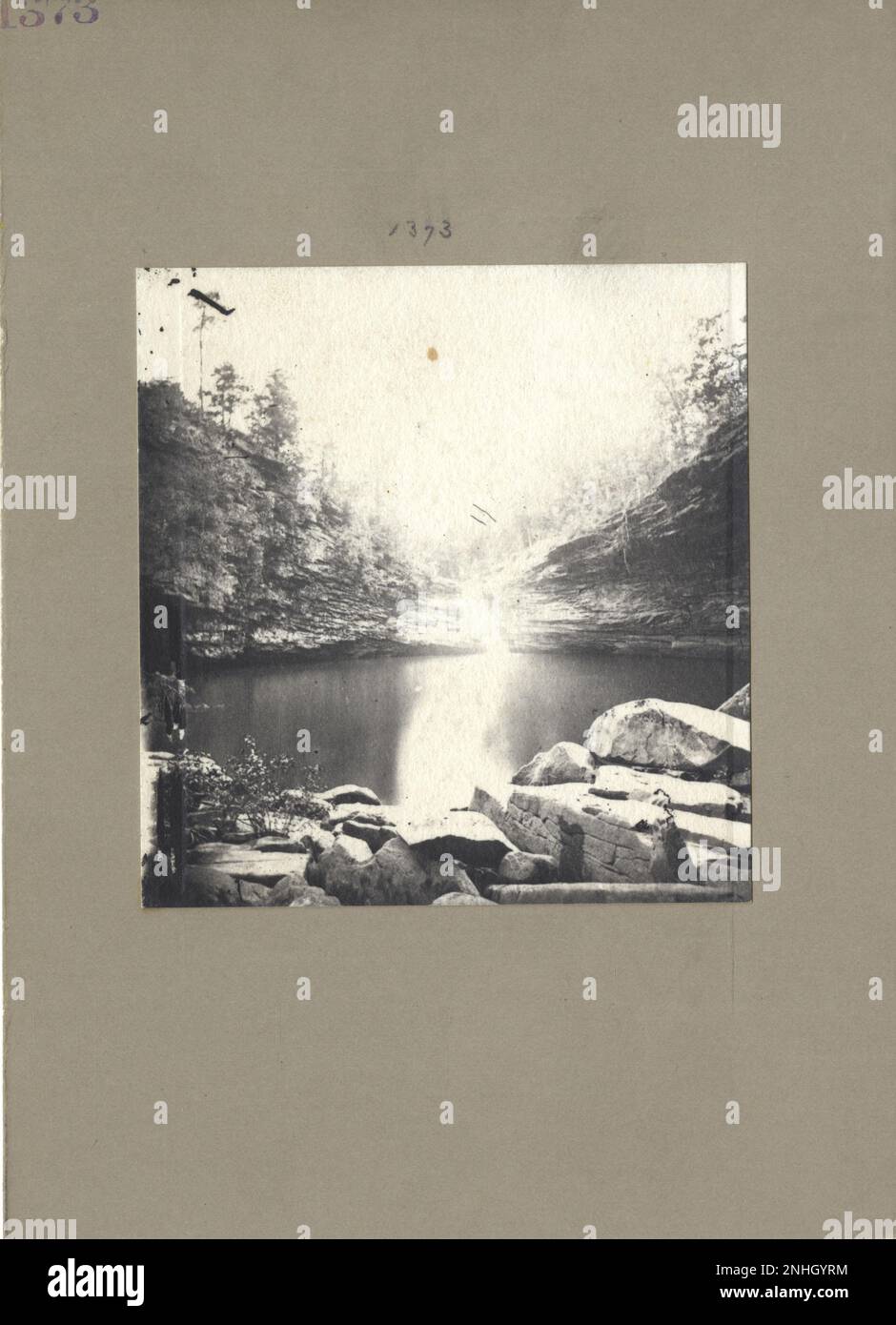 Lookout Mt Tallulah Lake and falls 19th Century Mathew Brady ...