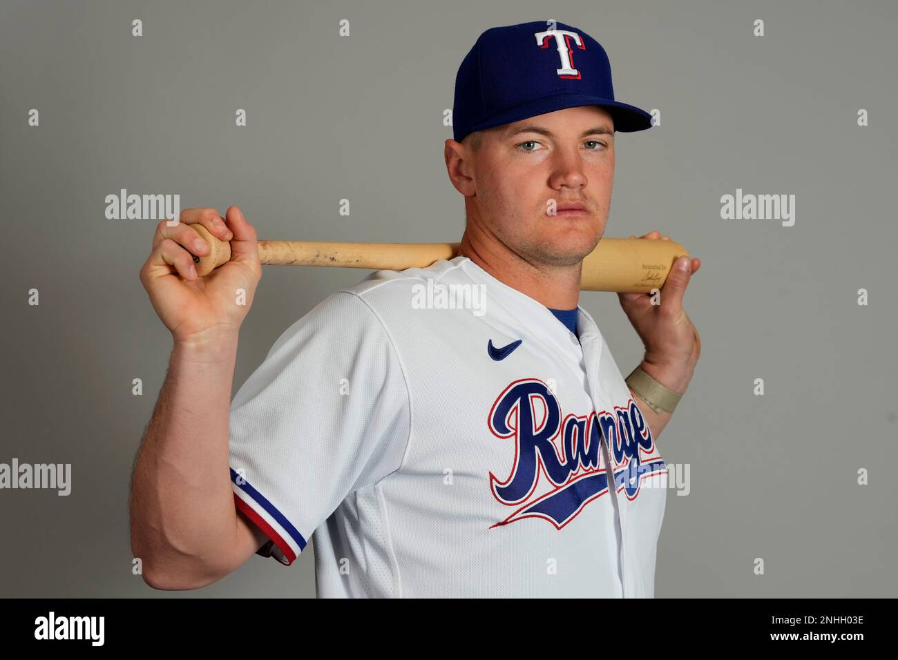 This is a 2023 photo of Josh Jung of the Texas Rangers baseball team ...