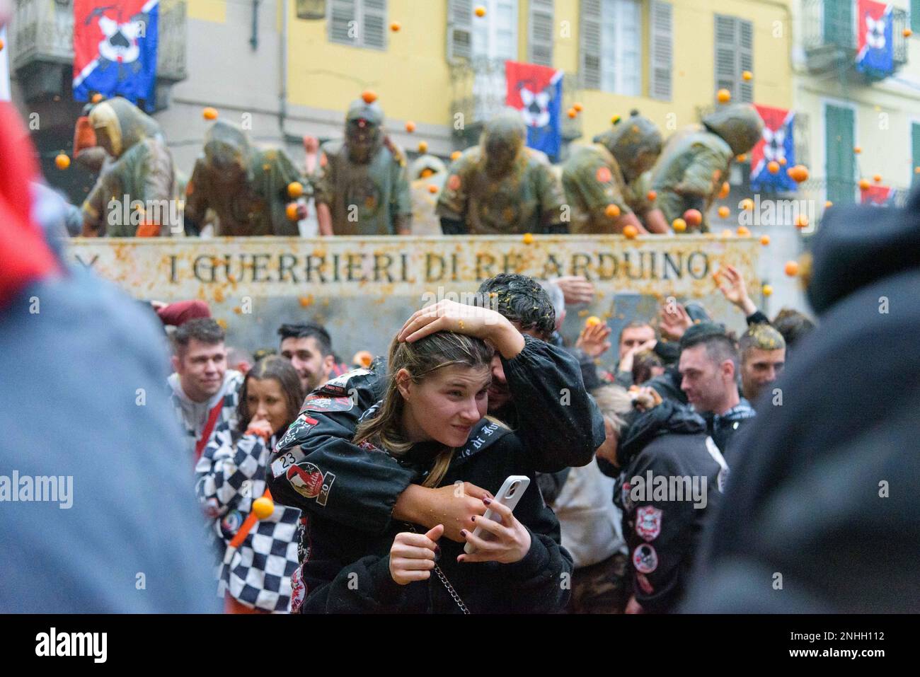 Turin, Turin, Italy. 21st Feb, 2023. General view of the ''Battle of ...