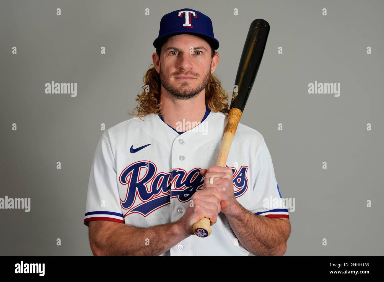This is a 2023 photo of Travis Jankowski of the Texas Rangers baseball ...