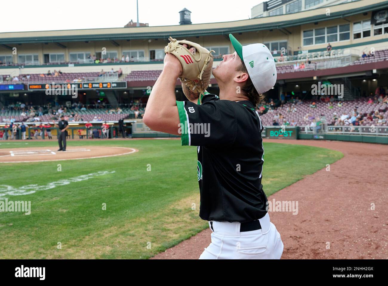 Dayton Dragons pitcher Chase Petty (3) takes the field for a Midwest ...