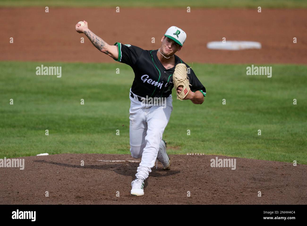 Dayton Dragons pitcher Chase Petty (3) during a Midwest League baseball ...