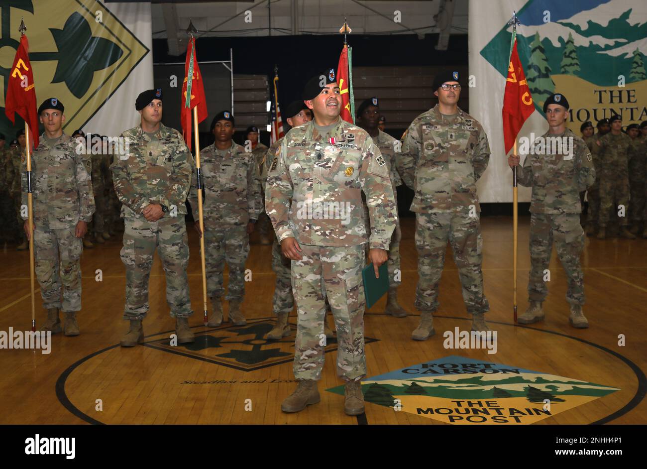 Command Sgt. Maj. Jesus Robles, outgoing senior enlisted advisor of 2nd ...