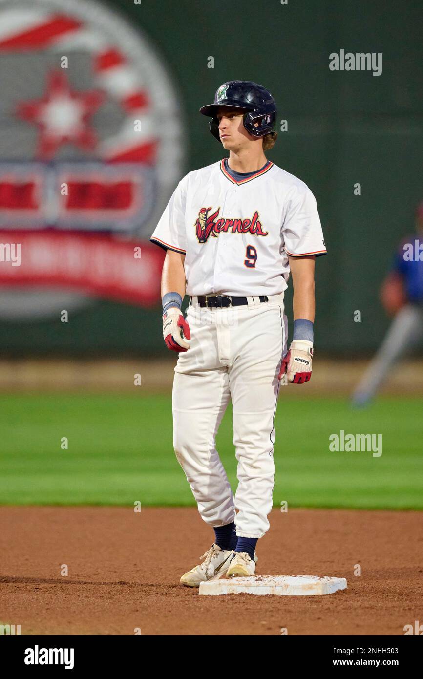 Cedar Rapids Kernels Kyler Fedko (9) during a Midwest League baseball ...