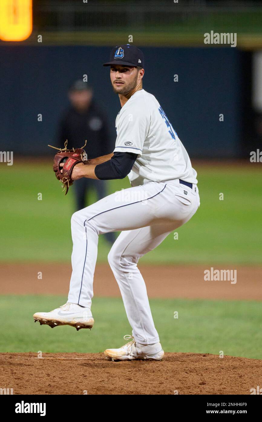 Lake County Captains pitcher Davis Sharpe (30) during a Midwest League ...