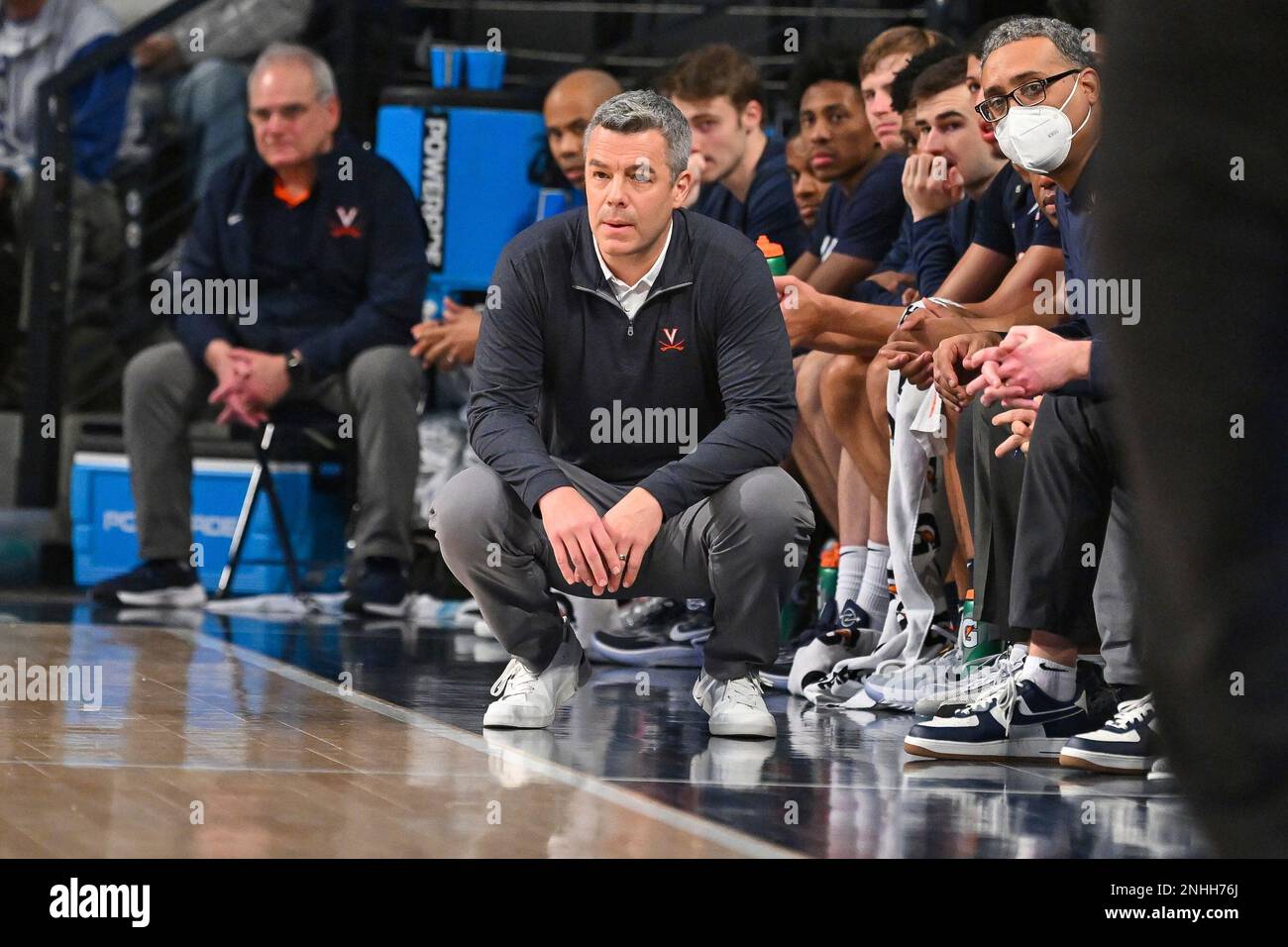 ATLANTA, GA – DECEMBER 31: Virginia head coach Tony Bennett watches ...