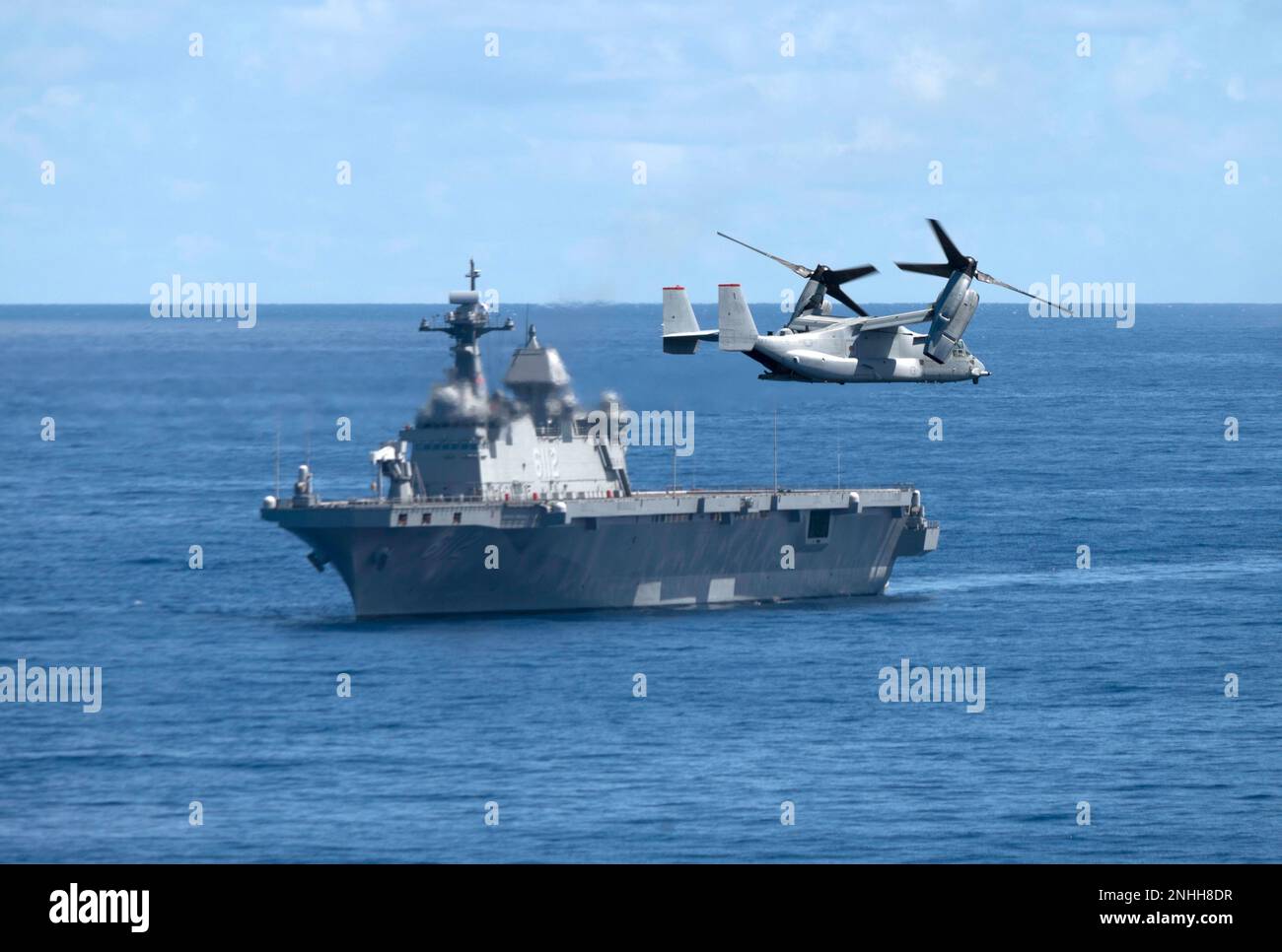 PACIFIC OCEAN (July 29, 2022) A U.S. Marine Corps MV-22B Osprey ...