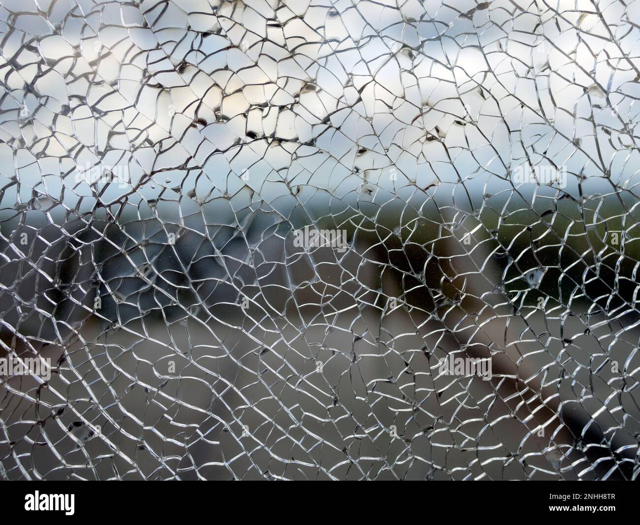 Useful texture overlay. A broken glass on. with many sharp shards ...