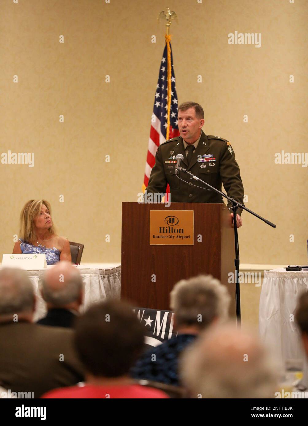 Maj. Gen. David Hodne, commanding general of the 4th Infantry Division ...
