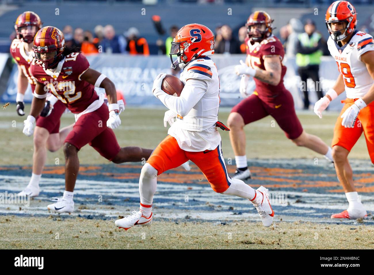 BRONX, NY - DECEMBER 29: Syracuse Orange wide receiver Trebor Pena (2 ...