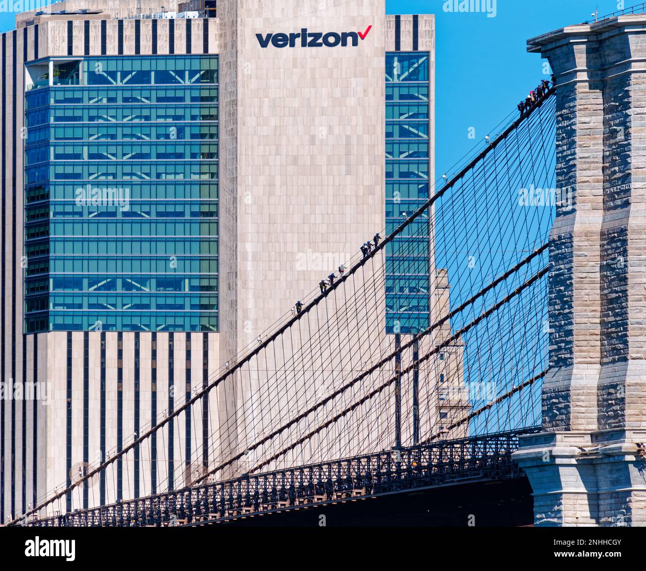 Verizon building new york usa hi-res stock photography and images - Alamy