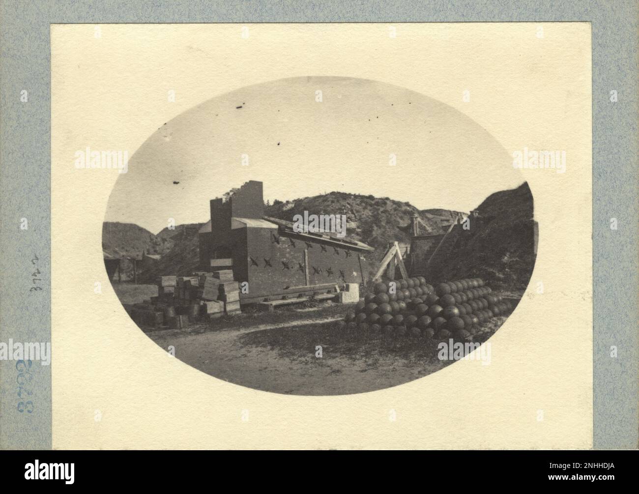 Furnace used for making red-hot shot inside of Fort Moultrie 19th ...