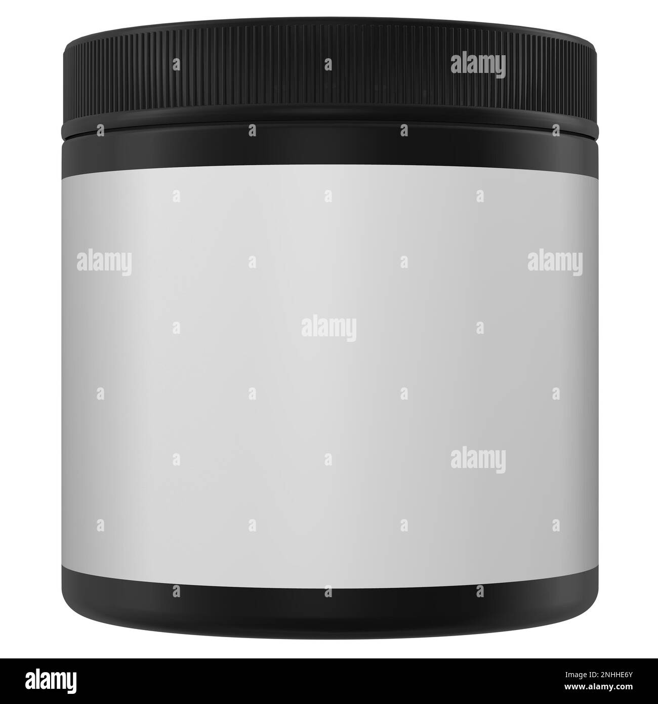 Realistic 3D Jar Mock Up Template on White Background.3D Rendering,3D ...