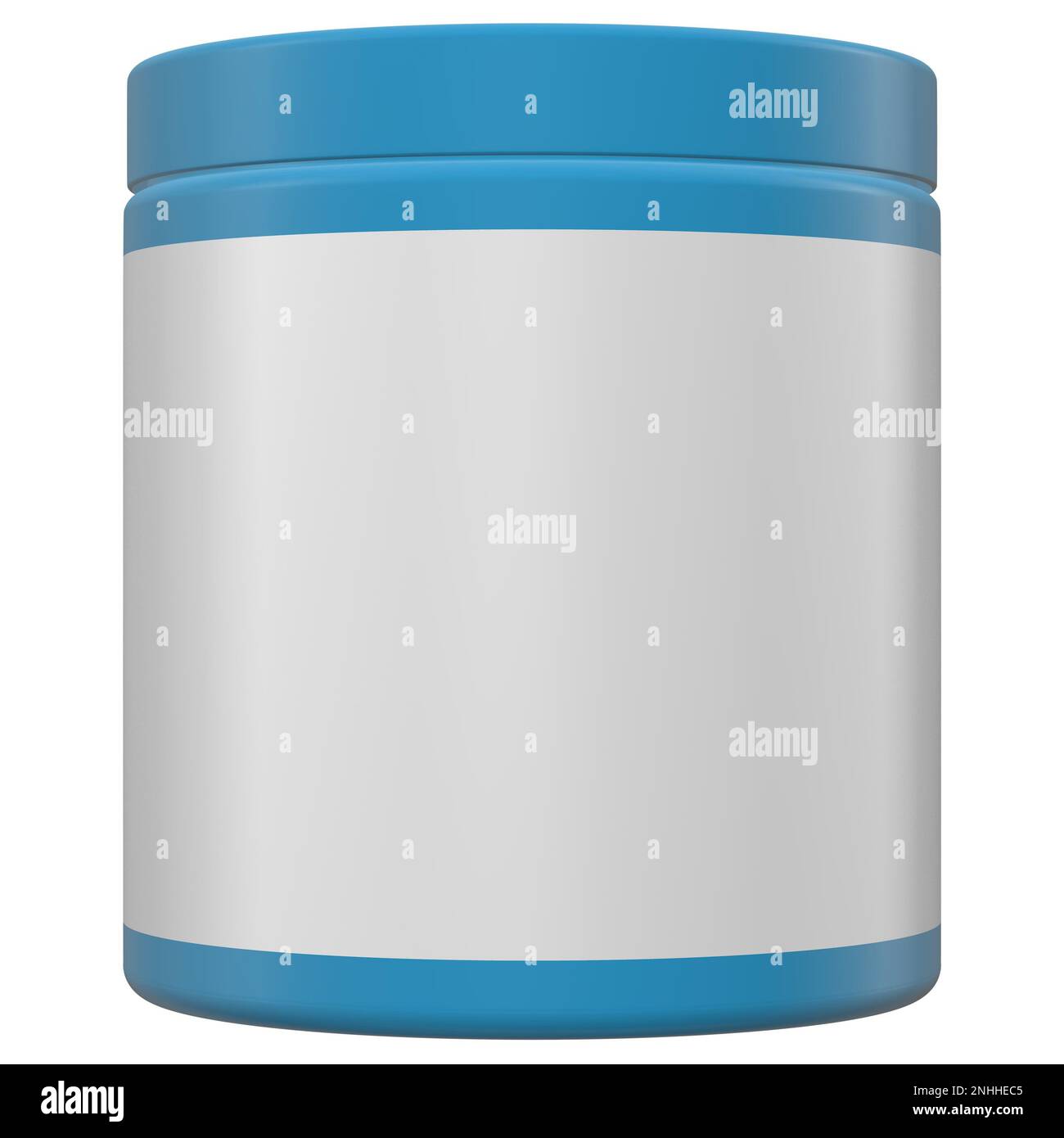 Realistic 3D Jar Mock Up Template on White Background.3D Rendering,3D ...